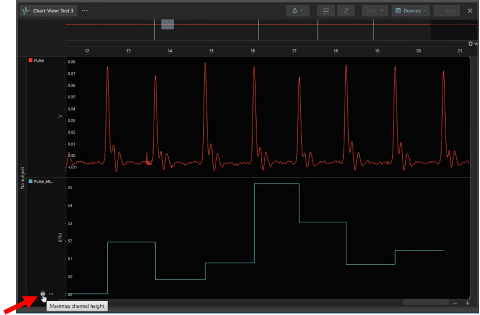 How do I adjust channel heights in LabChart Lightning? | ADInstruments